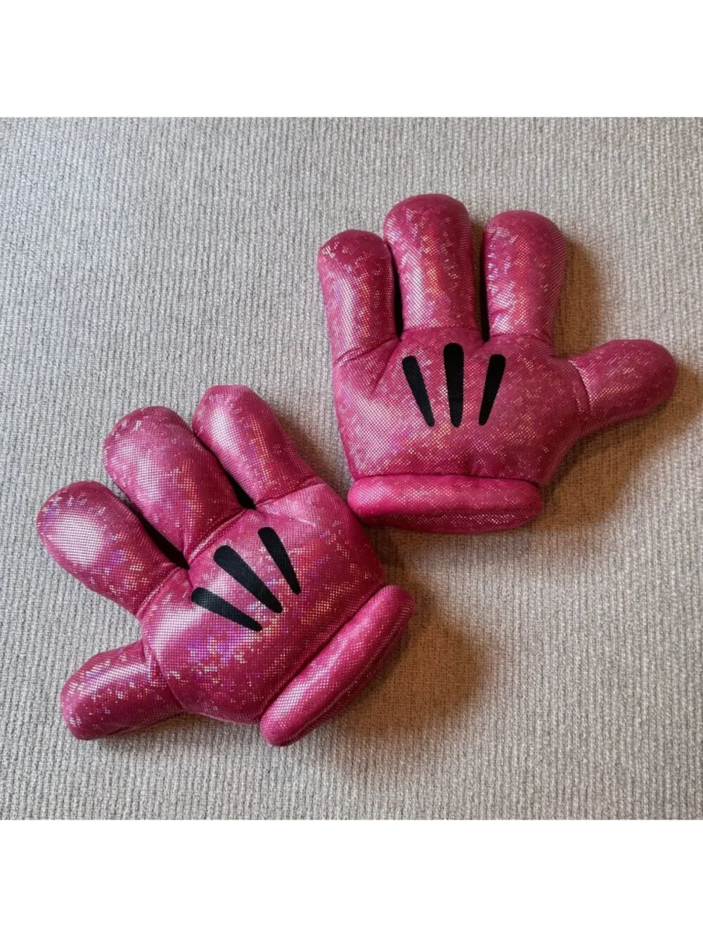 Disney | Accessories | Disney Parks Pink Glittery Mickey Mouse Hands ...